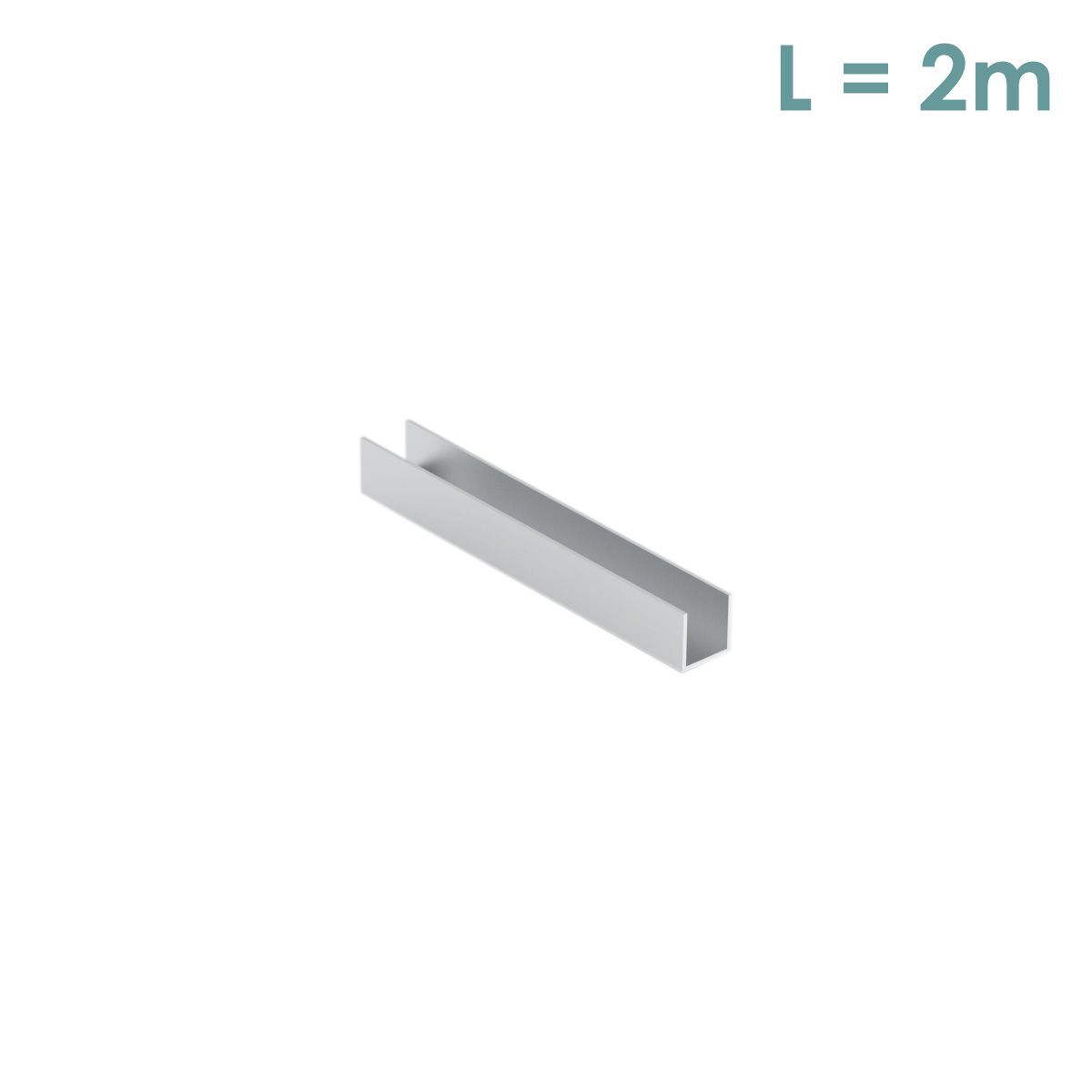 Al profil U 20x20x20x1,5mmL=2m | Europrofil